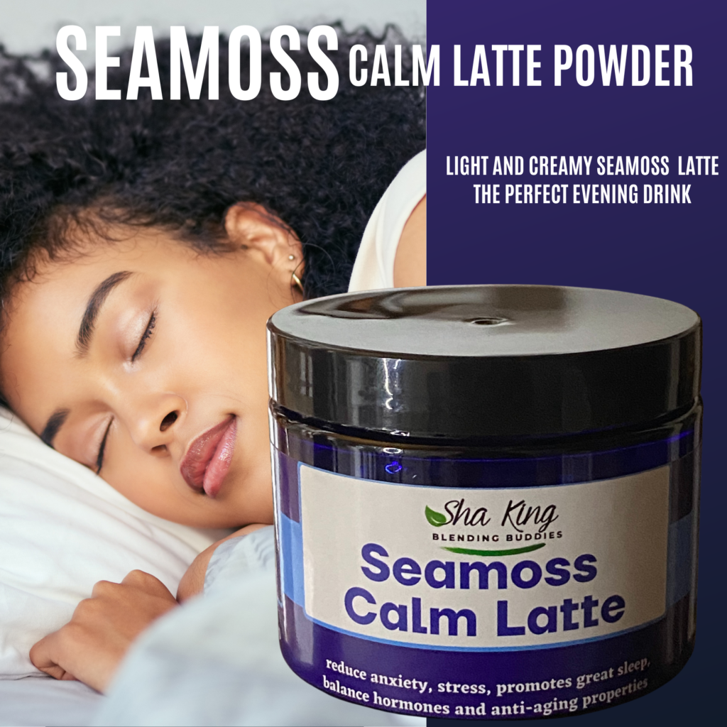 Seamoss Calm Latte 6oz - Relaxing Herbal Drink